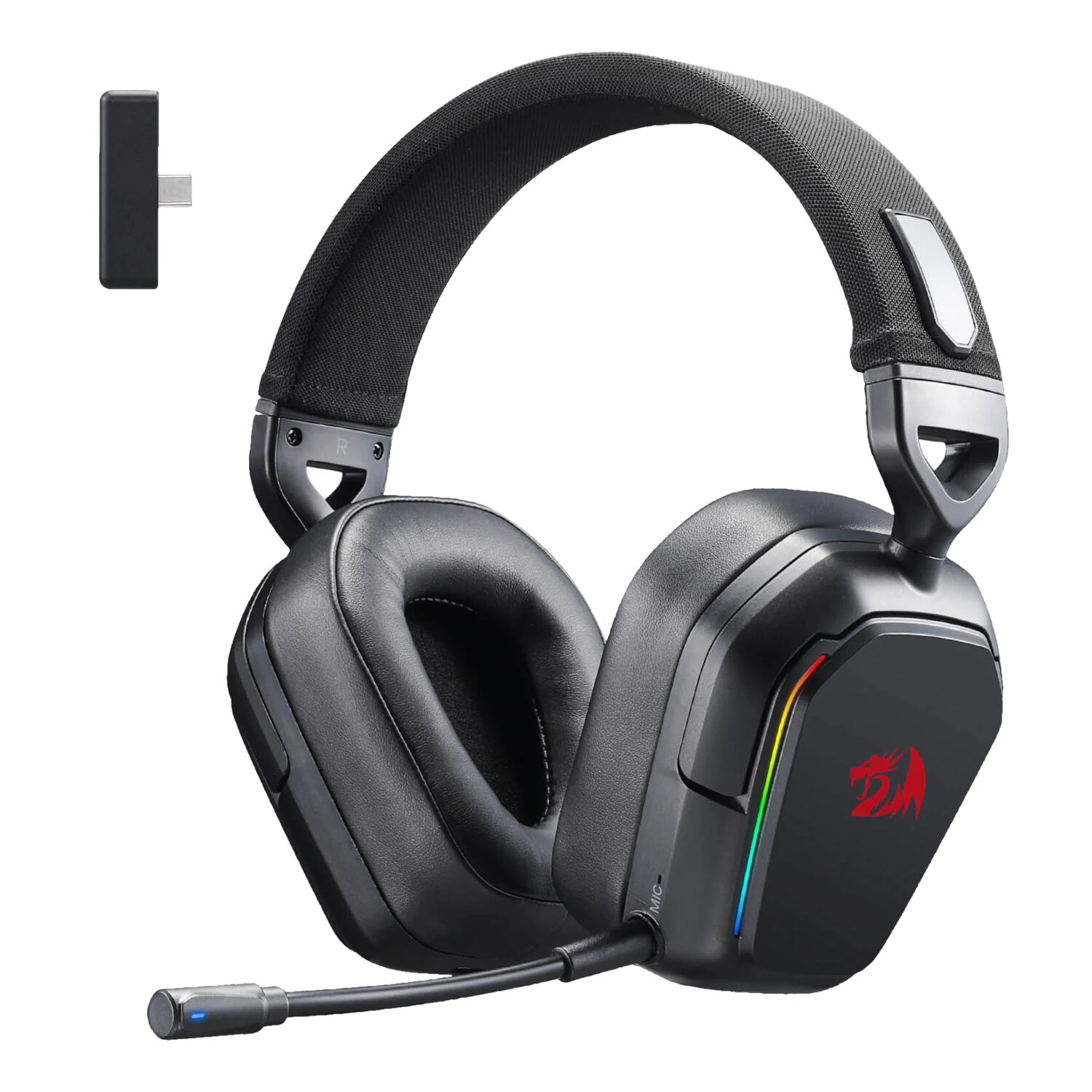 Redragon H868 RGB Wireless Gaming Headset – Black - Infinite Tech